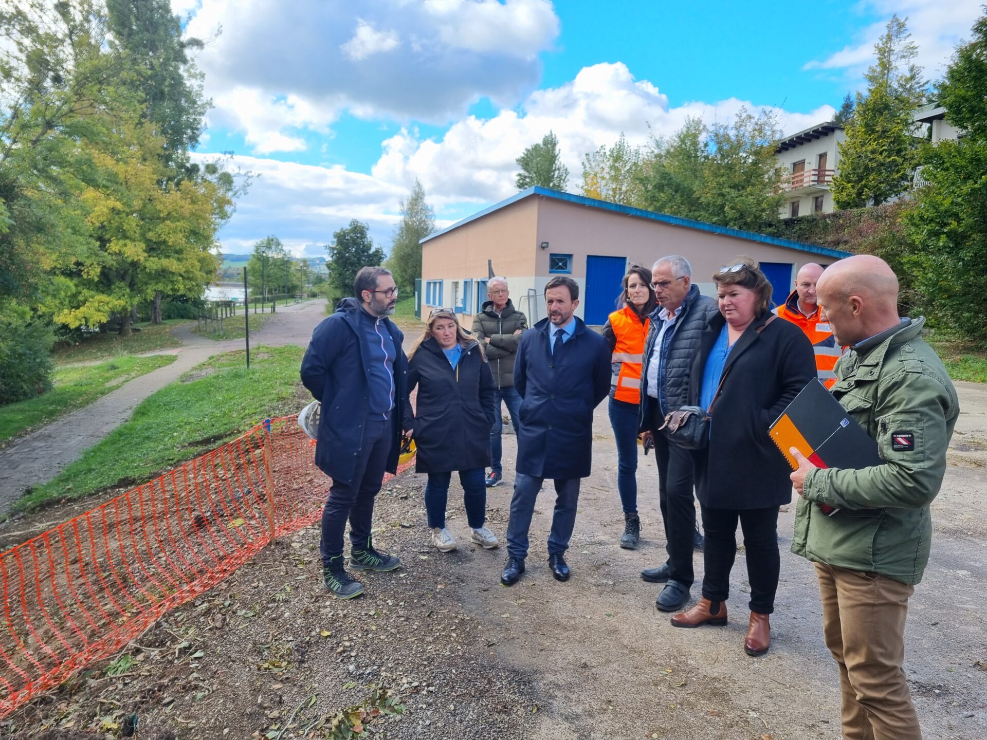 Base de voile de la Liez : les travaux continuent - Conseil ...